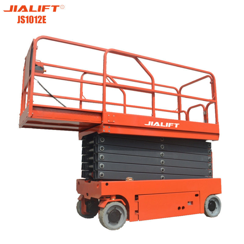 Self Propelled Scissor Lift Aerial Work Platform Working Height 12m 320kg