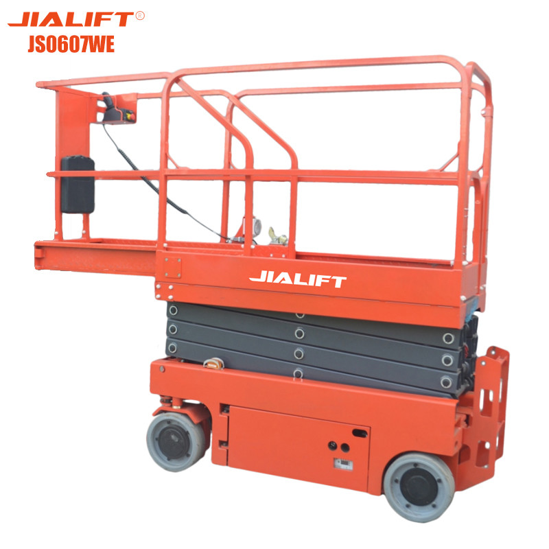Electric Work Platform Aerial Work Truck Self Propelled Scissor Type 7 ...