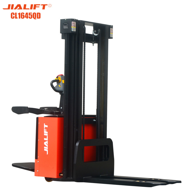 Fully Automatic Electric Stacker Rated Traction Weight 1600kg Lifting ...