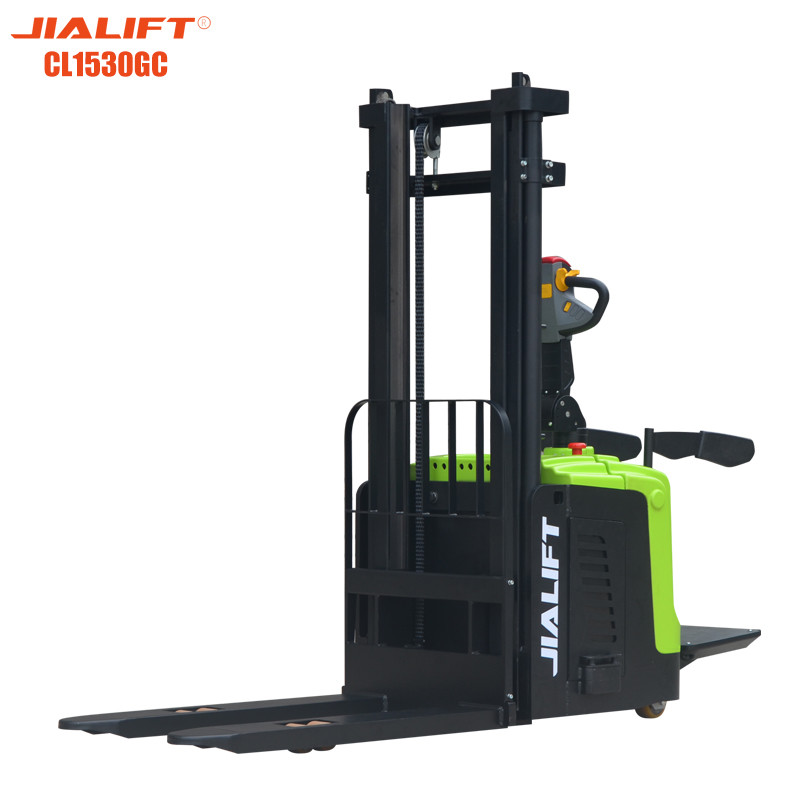 1500kg Electric Double Lifting Stacker Lifting Height 3030mm Industrial ...
